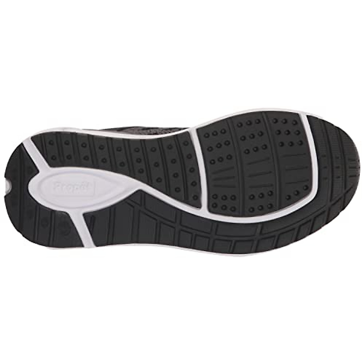 Propét Women's Ultra Athletic Sneakers, Black/Grey, 11 Medium US