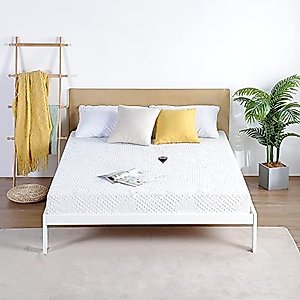 Olee Sleep 5 Inch Gel Adaptive Comfort Memory Foam Mattress (Full), White