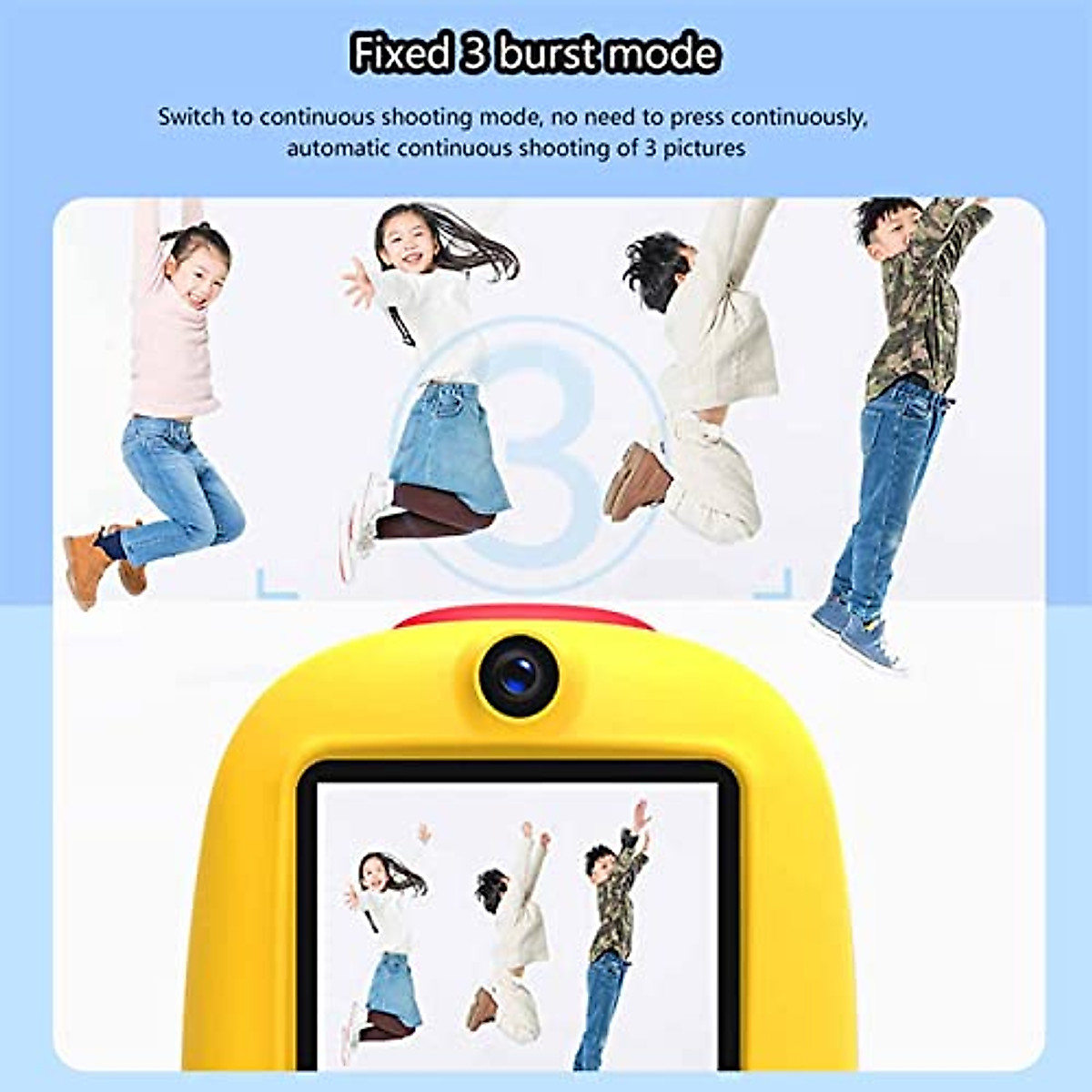 MIANHT Instant Print Digital Camera - Kids Digital Camera, Ink Free Printing 1080P Video Camera, 26MP Digital Camera for Kids, with 32GB SD Card, Color Pens, Print Papers