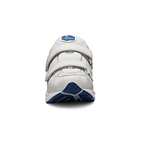 Dr. Comfort Spirit X Women's Double Depth Walking Shoes-Comfortable Shoes for Women-Lightweight and Strong Velcro Closure - White 7 Wide (C/D)
