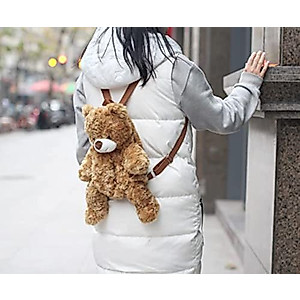 XMiniLife Cute Plush Animal Teddy Bear Rabbit Backpack Bunny Backpack with Adjustable Straps