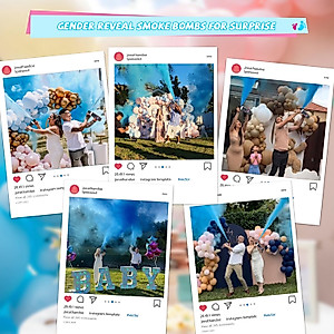 Gender Reveal Fire Extinguisher Powder 2 Blue Safe Tissue Powder for Boy or Girl Baby 100% Biodegradable Reveal Party Decorations Smoke Reveal Powder, Ideal for Gender Reveal Party Supplies