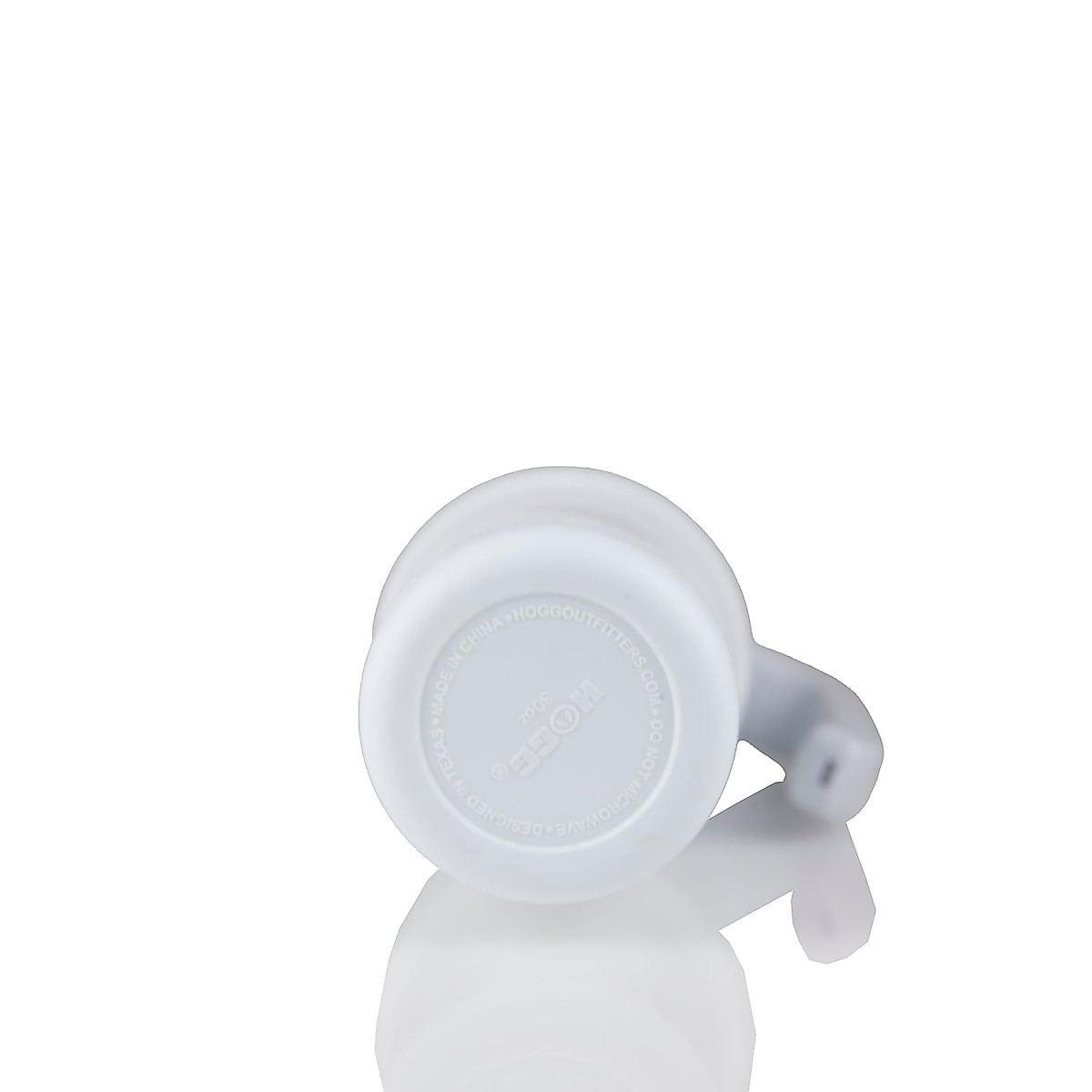 Hogg 30oz Sublimatable Light Up Grippy Tumbler with Removable Handle, Lid, and Stainless Steel Straw, DIY, Customizable, Double Wall Insulated Tumblers (White)