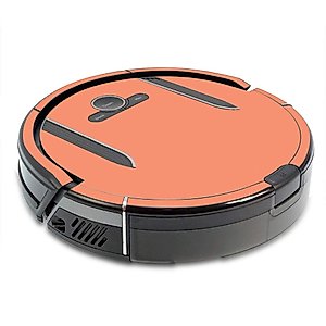 MightySkins Skin Compatible with Shark Ion Robot R85 Vacuum Minimum Coverage - Solid Peach | Protective, Durable, and Unique Vinyl wrap Cover | Easy to Apply, Remove | Made in The USA