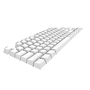 104 Keys Pudding Keycaps OEM Profile Double Shot PBT Backlight Keycaps for Mechanical Gaming Keyboard Cherry Mx Switch Pbt Backlit Keycaps Pudding Black White with Kingjinglo
