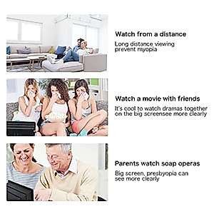 YACSEJAO Phone Screen Magnifier Foldable Holder Stand Anti-Blue Light Mobile Phone Screen Enlarger Mobile Phone 3D Magnifier Projector Screen for All Smartphones