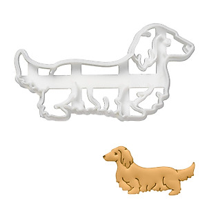 Long Haired Dachshund Body cookie cutter, 1 piece - Bakerlogy