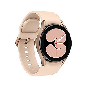 Samsung Galaxy Watch 4 40mm R865 Smartwatch Bluetooth WiFi + LTE with ECG Monitor Tracker for Health Fitness Running Sleep Cycles GPS Fall Detection - (Renewed) (Pink Gold)