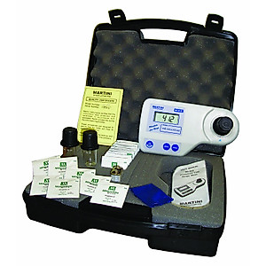 Milwaukee Mi412 Phosphate Low Range Photometer, 192mm Length x 104mm Width x 52mm Height, 0.00 - 2.50 mg/L, 0.01 mg/L Resolution, LCD Display