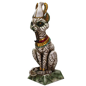 Pacific Giftware Ancient Egyptian Mummy God Osiris Sitting Pose Resin Figurine