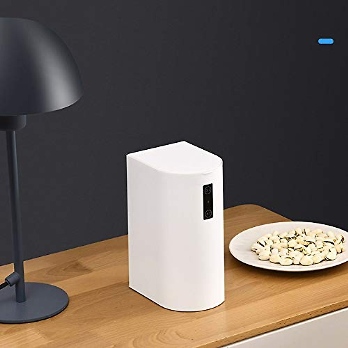 WPYYI Home Intelligent Automatic Induction Electric Rubbish Trash Can Smart Waste Bins Garbage Can Touchless Mini Trash Can