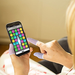 40 Pieces Gaming Finger Sleeve For Gaming Thumb Sleeves Mobile Gaming Finger Protector (Mixed Colors)