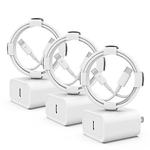 3Pack iPhone 14 13 Fast Charger [MFi Certified], iGENJUN 20W PD USB C Wall Charger with 6FT USB C to Lightning Cable Fast Charging Adapter Compatible with iPhone 14/14 Pro Max/13/XS/XR/X-White
