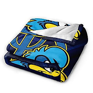 University of Delaware Fleece Blanket, Very Soft Microfiber Flannel Blanket for Couch Warm and Cozy for All Seasons