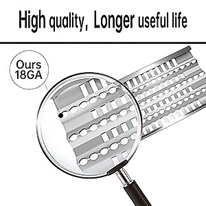 Kalomo 18 5/8" Stainless Steel Grill Heat Plates Heat Shield Burner Cover Tent Flame Tamer, DCS Radiant Tray BBQ Gas Grill Replacement Parts Repair Kit for DCS 36EBQAR, 27FSBQ, DCS48D-BQN, BGB30-BQRL