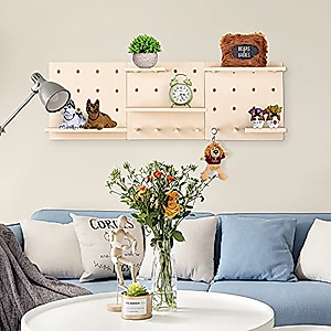 SEUYIER 2PCS Mini Floating Shelves, Wall Storage Shelf, Floating Square Shelves for Office, Display Ledge, Bedroom, Bathroom, Living Room & Kitchen Wall Hanging Shelf Store