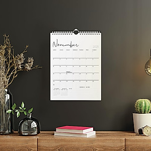 Karto Wall Calendar 2024-2025 - Vertical 8.5x11 inch Runs Until December 2025 - Boost Your Productivity and Easy Planning with the Aesthetic Monthly Calendar - Cursive