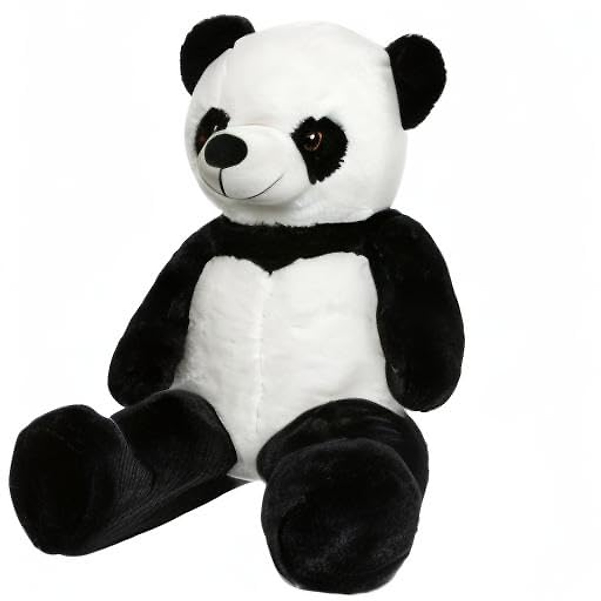 Simccppley Stuffed Animal Classic White and Black Soft Plush Bear Toy 32 Inch