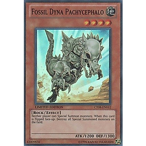 Yu-Gi-Oh! - Fossil Dyna Pachycephalo (CT08-EN012) - 2011 Collectors Tins - Limited Edition - Super Rare