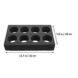 UPKOCH 2pcs Pearl Cotton Cup Holder Coffee Carrier take Out Cup Holder Drink Cup Carrier Tray Drink Cup Holder for car Cup Holders Outdoor epe Pearl Cotton Foam Accessories