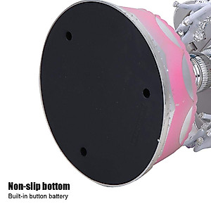 Luminous Music Box, Exquisite Kids Rotating Carousel Light and Sound Toy Home Decor Best Girls(Pink)