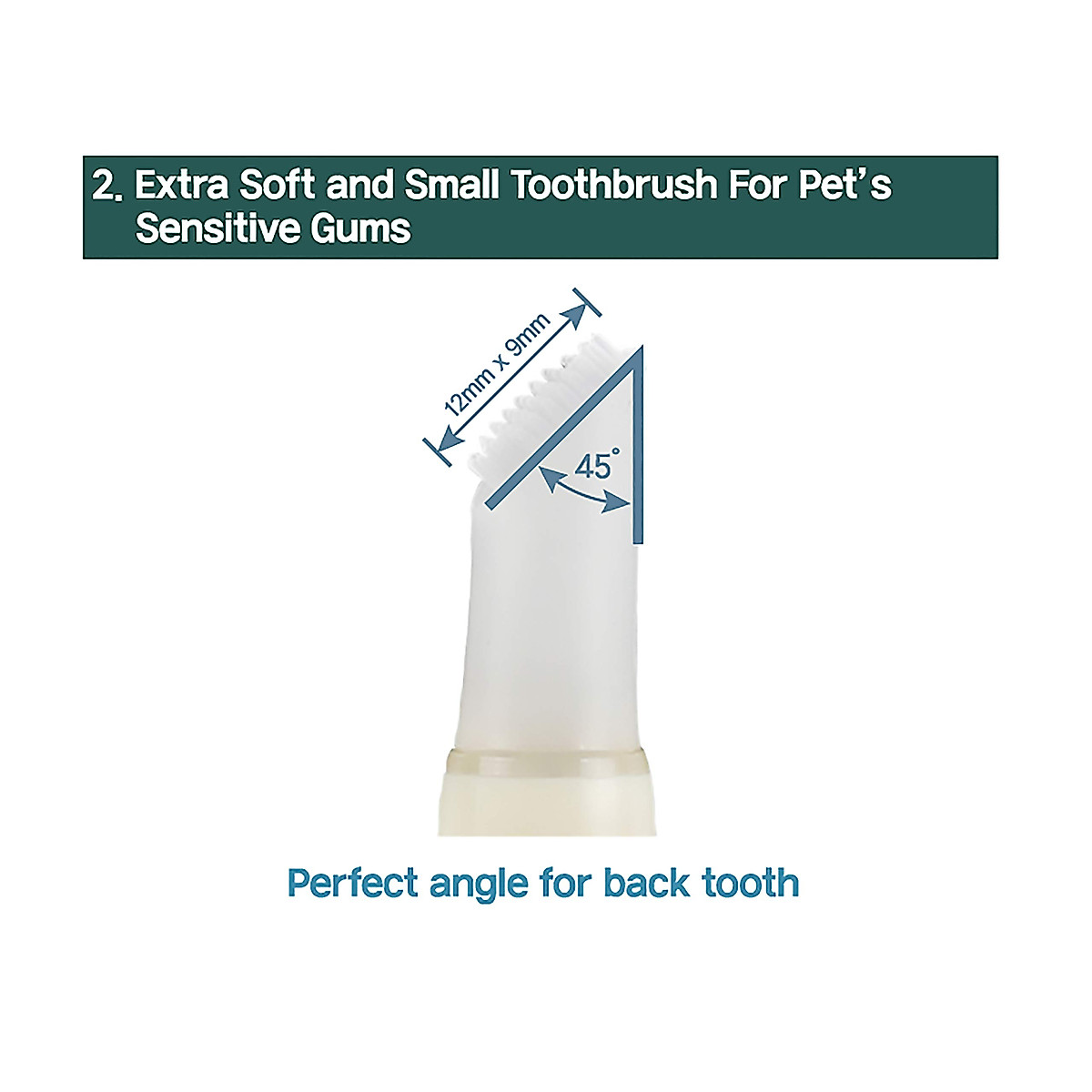HIBOS Dog Toothbrush Toothpaste Dental Care - All in One Kit, Dog Toothpaste in Toothbrush, Dog Tooth Whitening & Cleaning, Dog Oil for Healthy Gums. (1 Pack)