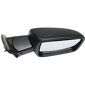 Kool Vue Passenger Side Non-Electric Mirror for Ram 1500 2013-2018 Manual Fold Without Signal Light, Blind Spot Light, Memory & Puddle Lamp Textured w/o Towing Package
