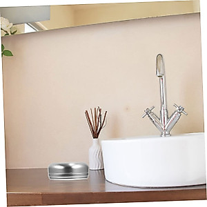 GOOHOCHY 4 Pcs Aluminum Soap Boxes Multi Function Containers for Makeup Earphones and Household Supplies Portable