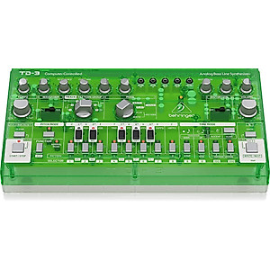 Behringer TD-3-LM Analog Bass Line Synthesizer with VCO, VCF, 16-Step Sequencer, Distortion Effects and 16-Voice Poly Chain