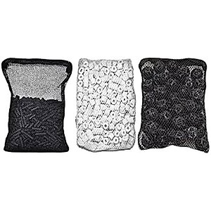 EverGrow® Aquarium Filter Media Kits Activated Carbon,Ceramic Ring, Bio Balls (CARBON-3BAG-FBA)