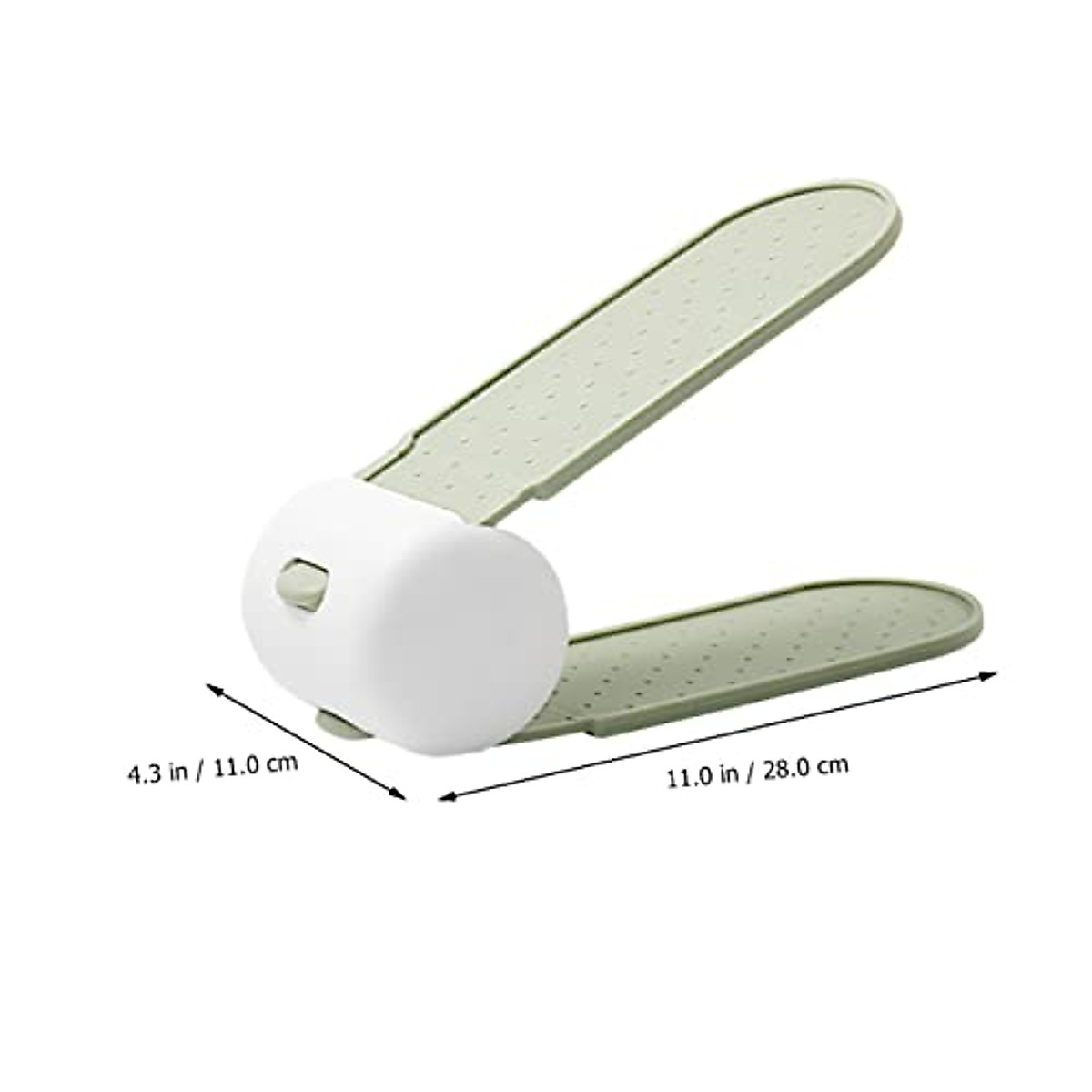 SOLUSTRE 4pcs Organizer Non-Skid Shoe Organization Rack Professional Storage Home Units Holder Adjustable Stacker Use Space Shelf for Clo Shoes Fresh Deck Two- Double Saver Non-Slip