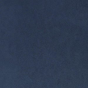 Wooqu PU Leather Book Cloth, Polyurethane Coated and Non-Woven Base, Leather-Like Look, Soft, 17x29”, for Book Binding, Goat Grain, Navy Blue