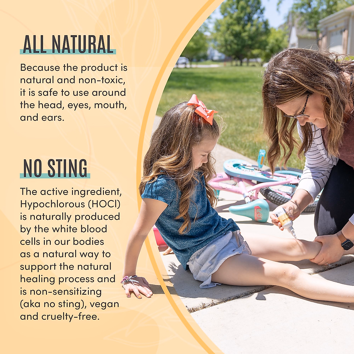 Active Skin Repair First Aid Healing Skin Hydrogel - Natural & Non-Toxic Repairing Ointment with Hypochlorus Acid for Minor Cuts, Wounds, Scrapes, Rashes, Sunburns, & More, HSA/FSA Eligible, 3 oz