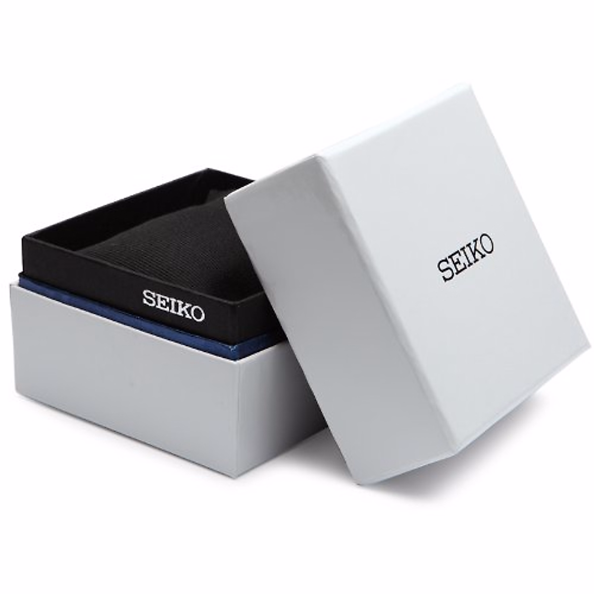 Seiko SNKL55 Mens Stainless Steel Case and Bracelet Automatic Black Tone Dial Watch