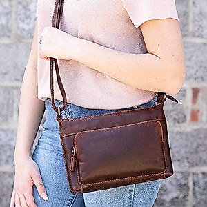 Voyager Mini City Crossbody #7810 (Brown)