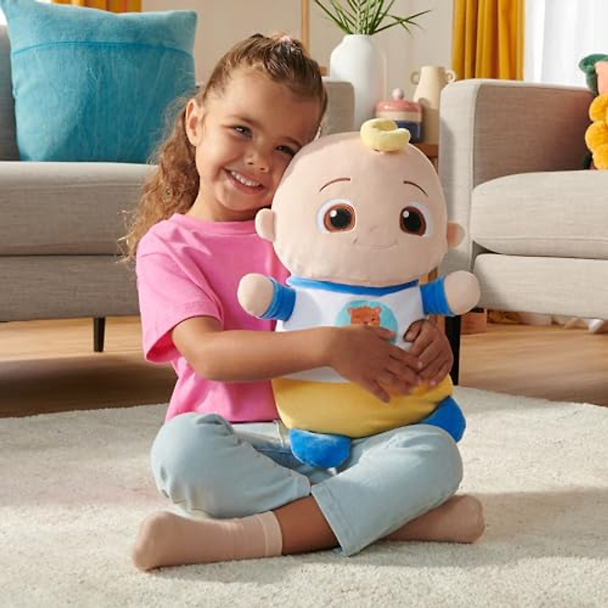 Squishmallows Original CoComelon HugMees 14-Inch JJ - Large Ultrasoft Official Jazwares Plush