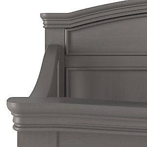 Child Craft Legacy Westgate 4-in-1 Convertible Crib, Baby Crib Converts to Day Bed, Toddler Bed and Full Size Bed, 3 Adjustable Mattress Positions, Baby Safe Finish, Fully Assembled (Chelsea Gray)