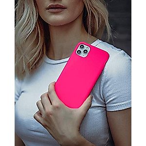 FELONY CASE - iPhone 12 Pro Max Case, Stylish Neon Pink iPhone Case - 360° Shockproof Protective Case Designed for iPhone 12 Pro Max - Compatible with MagSafe
