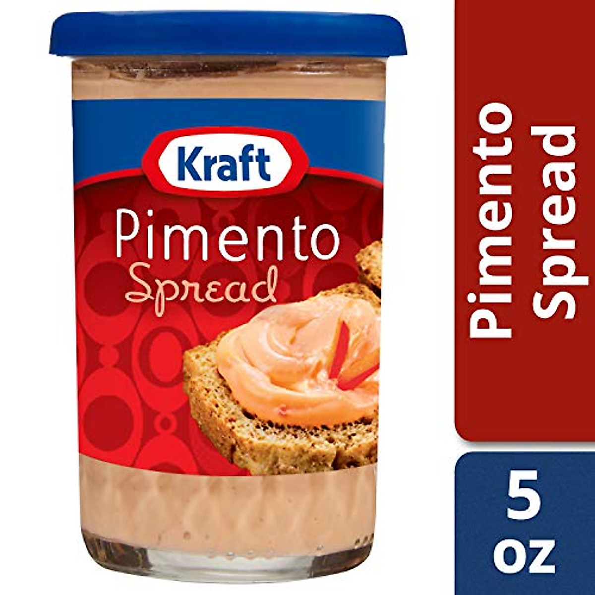 Kraft Cheese Spread, Pimento, 5 Ounce