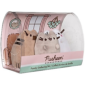 GUND Pusheen Family Gathering Collector Set of 3 Plush Stuffed Animal Cats