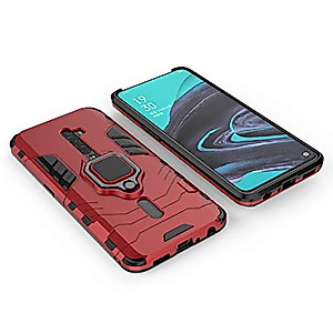 J&H Phone Case for Oppo Reno2,Ring Holder Case for Oppo Reno2, Finger Loop Case with 360 Degree Rotatory Ring Stand for Oppo Reno2