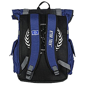 INTIMO Star Trek Starfleet Academy Roll Top Hiking Gym Laptop School Travel Backpack
