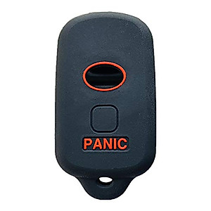 Rpkey Silicone Keyless Entry Remote Control Key Fob Cover Case protector Replacement Fit For Scion xA xB Toyota Celica Echo FJ Cruiser Highlander Prius RAV4 Tacoma Tundra Yaris HYQ12BBX HYQ12BAN