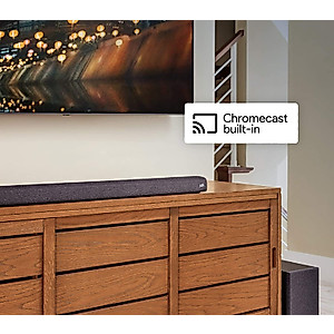 Polk Audio Signa S3 (Renewed) Ultra-Slim TV Sound Bar and Wireless Subwoofer with Built-in Chromecast, Compatible with 8K, 4K & HD TVs, Wi-Fi, Bluetooth, Works with Google Assistant