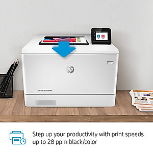 HP LaserJet Pro M454 M454dw Laser Printer - Color (Renewed)