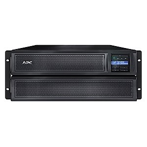 APC Network UPS, 3000VA Smart-UPS Sine Wave, Short Depth UPS with Extended Run Option, SMX3000HVT, Tower/4U Rack Convertible, Line-Interactive, 208V