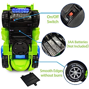 Jinsiy Dinosaur Toys for Kids 3-5,Automatic Dino Transformers Toys,2 in 1 Dinosaur Toy Cars for Kids Boy Toys,Dino Toy Cars Christmas Birthday Gifts for Toddlers Boys Girls (Green)