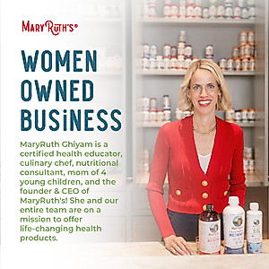 MaryRuth Organics Kids Brain Supplements for Memory and Focus, USDA Organic Drops with Ginkgo Biloba, Rhodiola Root & Licorice Root, Focus & Attention, Calm, Vegan, Non-GMO, Gluten Free, 30 Servings