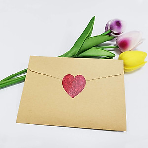 500 Pieces Heart Shaped Label Stickers,Heart Decorative Stickers,Use for Valentines Day Decor,Decorating Envelopes, Gift Boxes, Cards, Letters, Postcards, Scrapbooks, Handmade Crafts