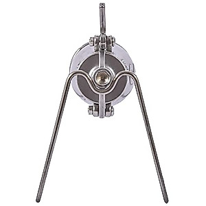 High Pressure Popcorn Maker Machine Mini Stainless Steel Professional Roasting Popcorn Machine Manual Crank Handle Gas Heating Slow Boost with Pressure Gauge for Family Gatherings Study Party Fun